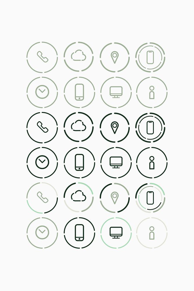 Computer icons and symbols vector | Premium Vector - rawpixel