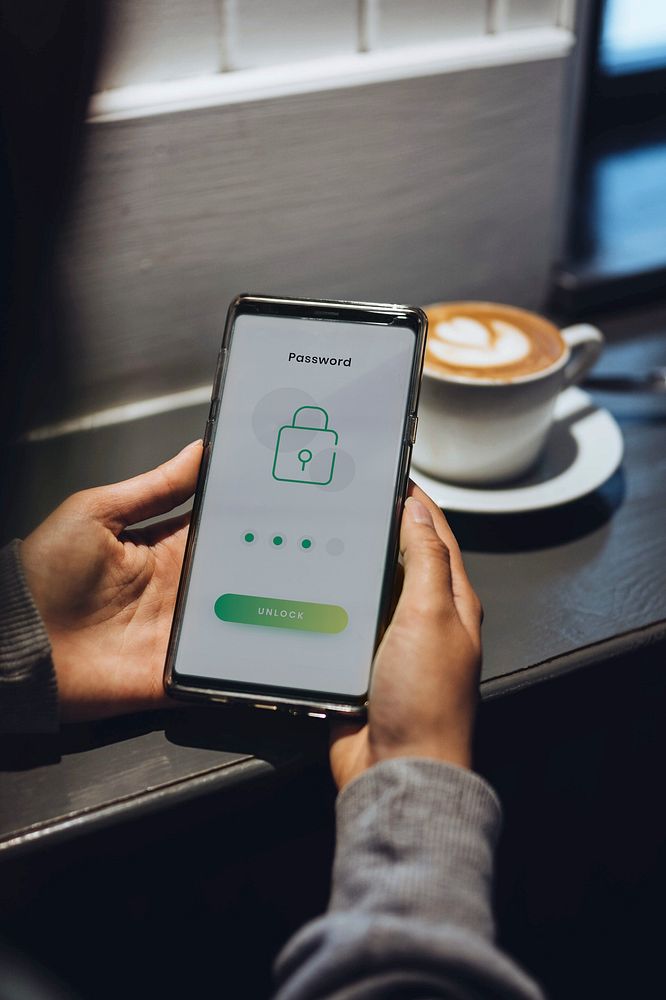 Online transaction safety application phone | Premium PSD Mockup - rawpixel