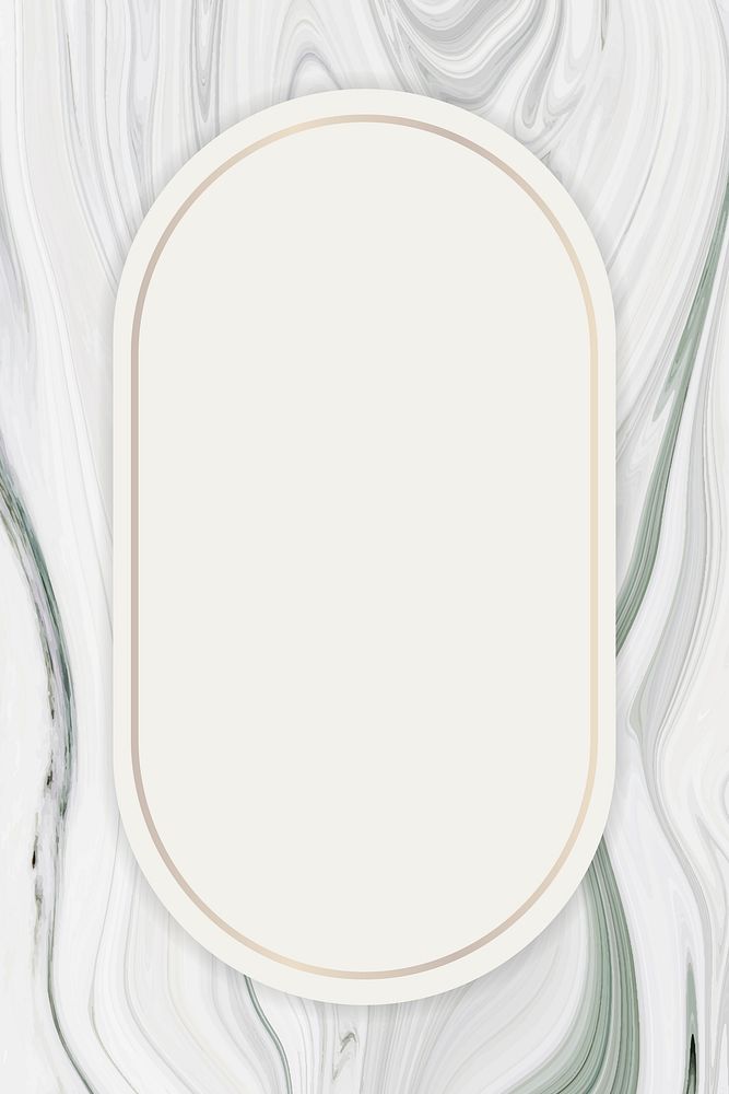 Fluid golden oval frame vector | Premium Vector - rawpixel
