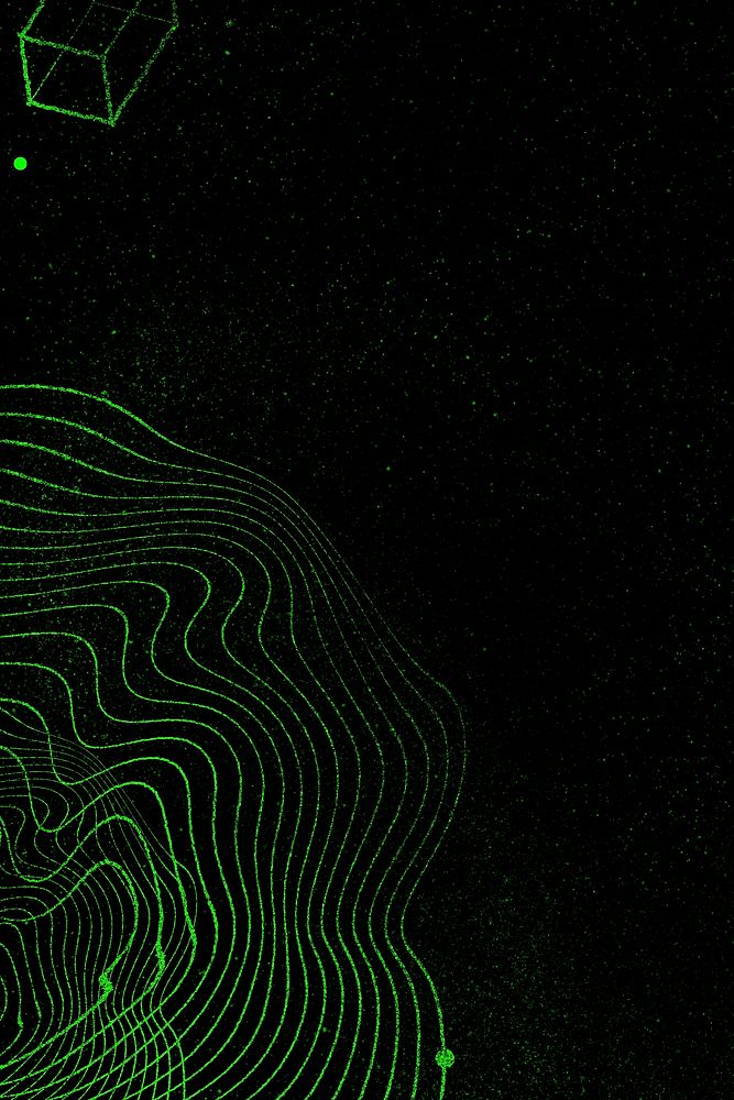 Green 3D abstract wave pattern | Free Photo - rawpixel