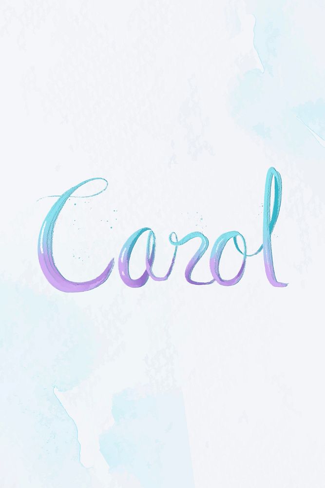 Hand drawn vector Carol two | Free Vector - rawpixel