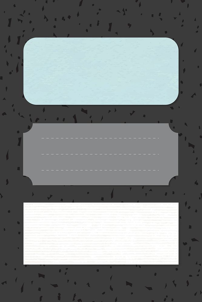 Printable sticky note vector set | Premium Vector - rawpixel