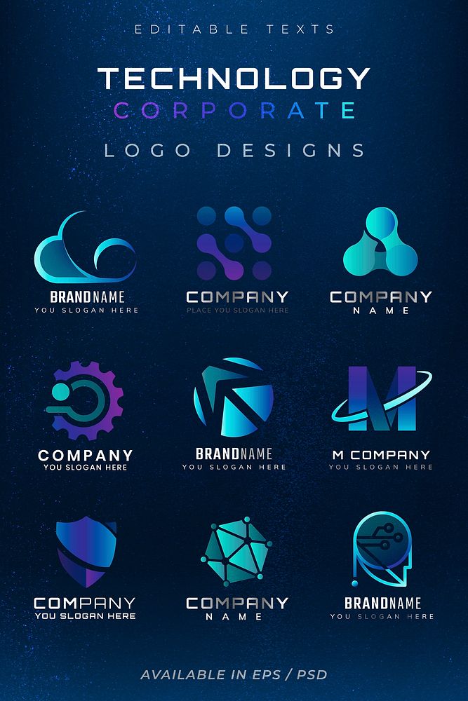 Gradient corporate technology psd futuristic | Premium PSD - rawpixel