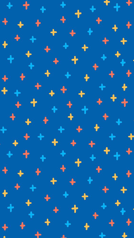 Plus sign mobile wallpaper vector, | Premium Vector - rawpixel