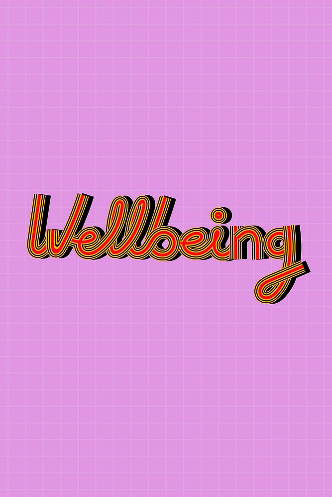 Health word wellbeing line font | Free Photo - rawpixel