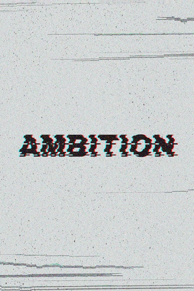 AMBITION blurred word typography gray | Free Photo - rawpixel