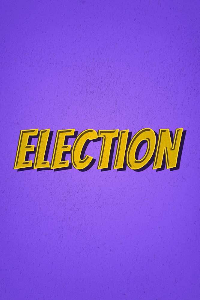 Election word comic font retro | Free Photo - rawpixel