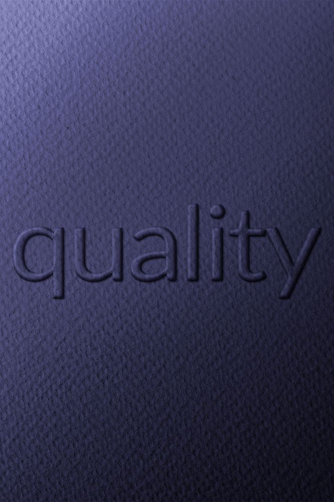 Quality word emboss typography paper | Free Photo - rawpixel