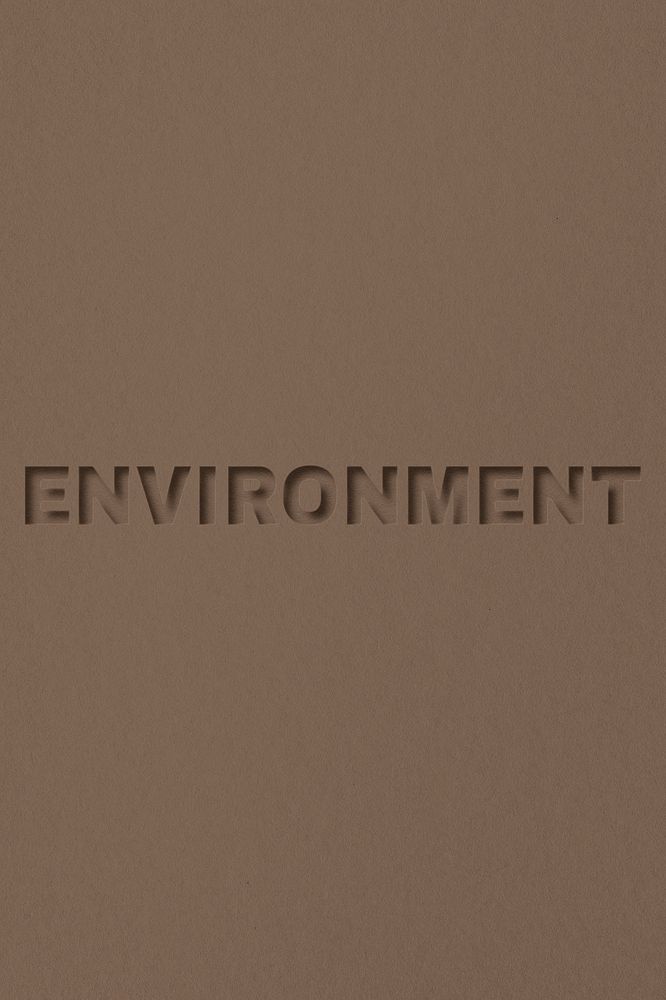Environment word bold paper cut | Free Photo - rawpixel