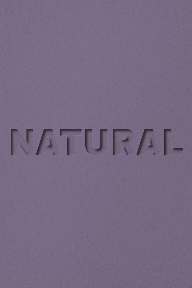 Natural word bold font typography | Free Photo - rawpixel