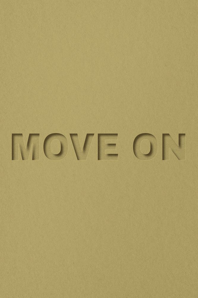 Move on text cut-out font | Free Photo - rawpixel