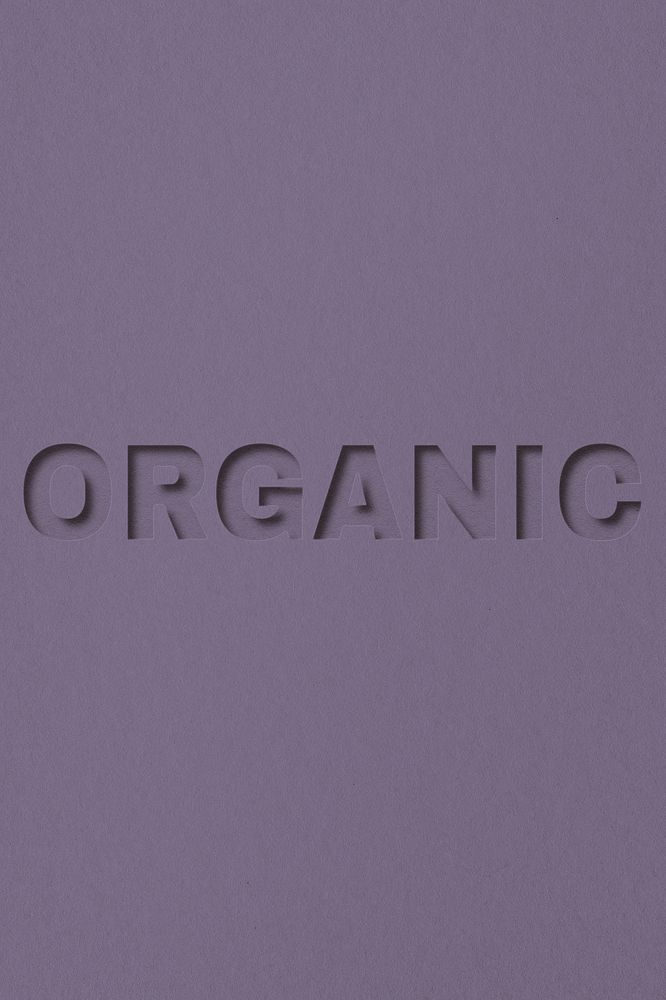 Organic word bold font typography | Free Photo - rawpixel