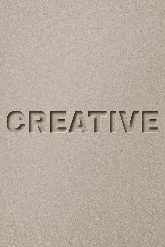 Creative word paper cut font | Free Photo - rawpixel