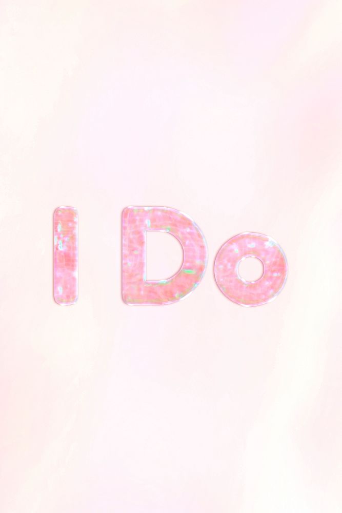 I do lettering shiny holographic | Free Photo - rawpixel