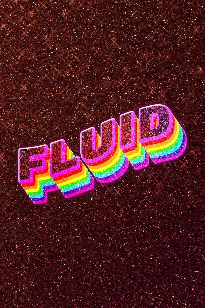 Fluid word 3d vintage typography | Free Photo - rawpixel