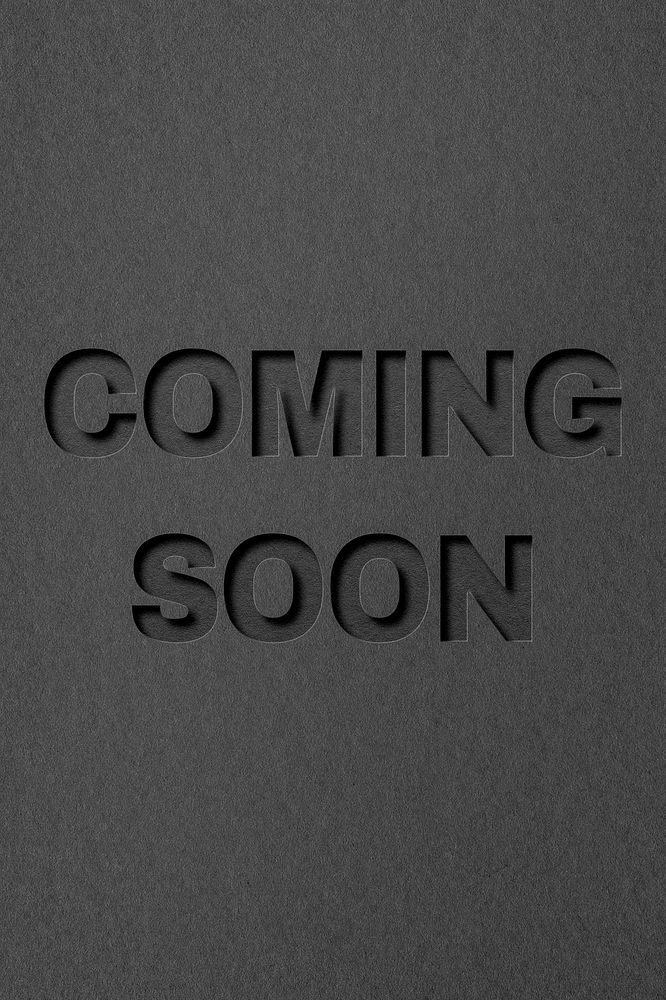 Coming soon paper cut lettering | Free Photo - rawpixel