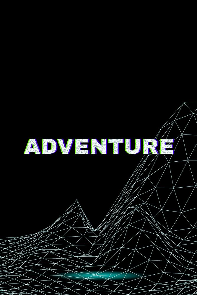 Adventure neon grid room vaporwave | Free Photo - rawpixel