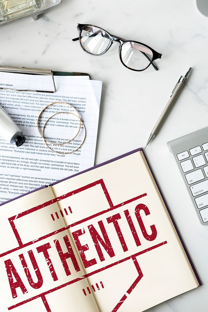 Authentic Certified Genuine Pure Sincere | Free Photo - rawpixel