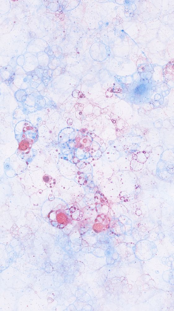 Blue and red bubble art | Free Photo - rawpixel