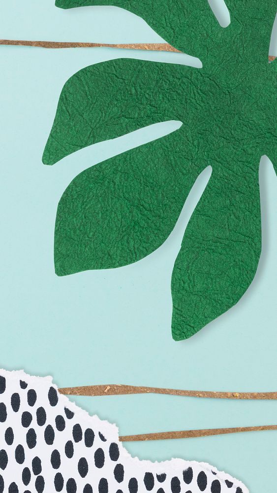 Nature background green leaf paper | Free Photo - rawpixel