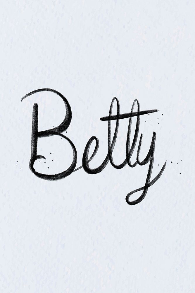 Hand drawn Betty vector font | Premium Vector - rawpixel