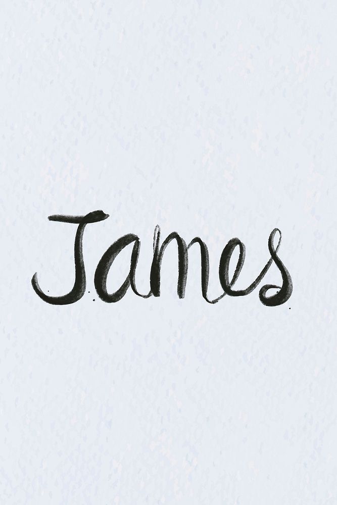 Hand drawn James font vector | Premium Vector - rawpixel