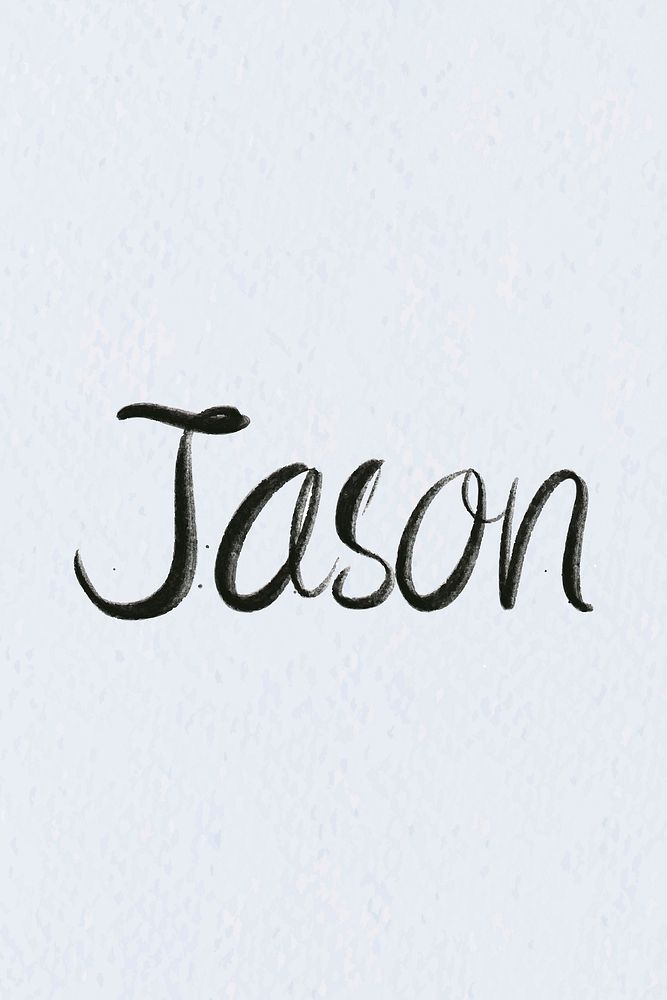 Vector hand drawn Jason font | Premium Vector - rawpixel