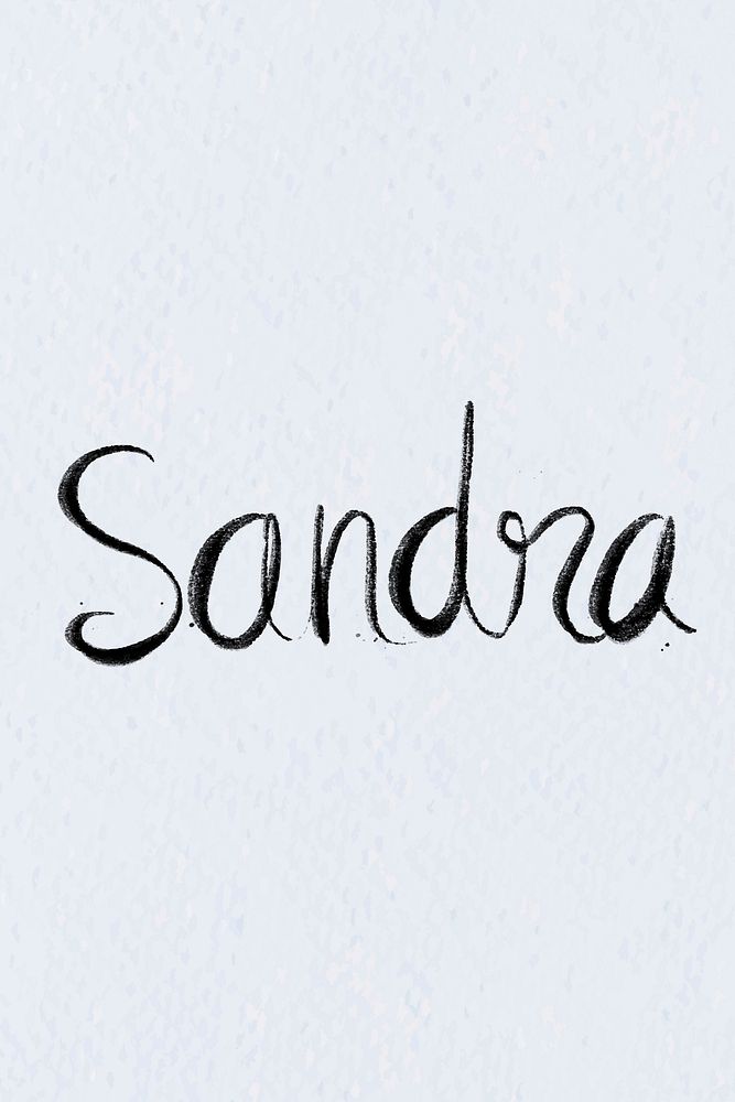 Vector Hand drawn Sandra font | Free Vector - rawpixel