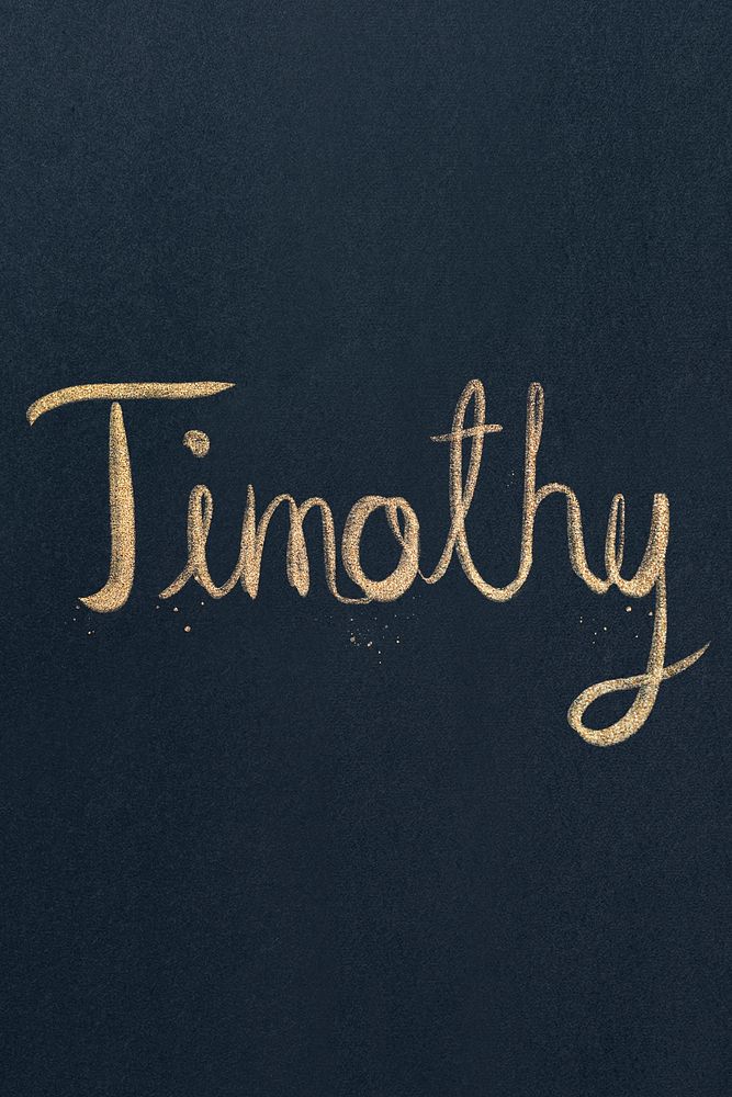 Timothy sparkling gold psd font | Premium PSD - rawpixel