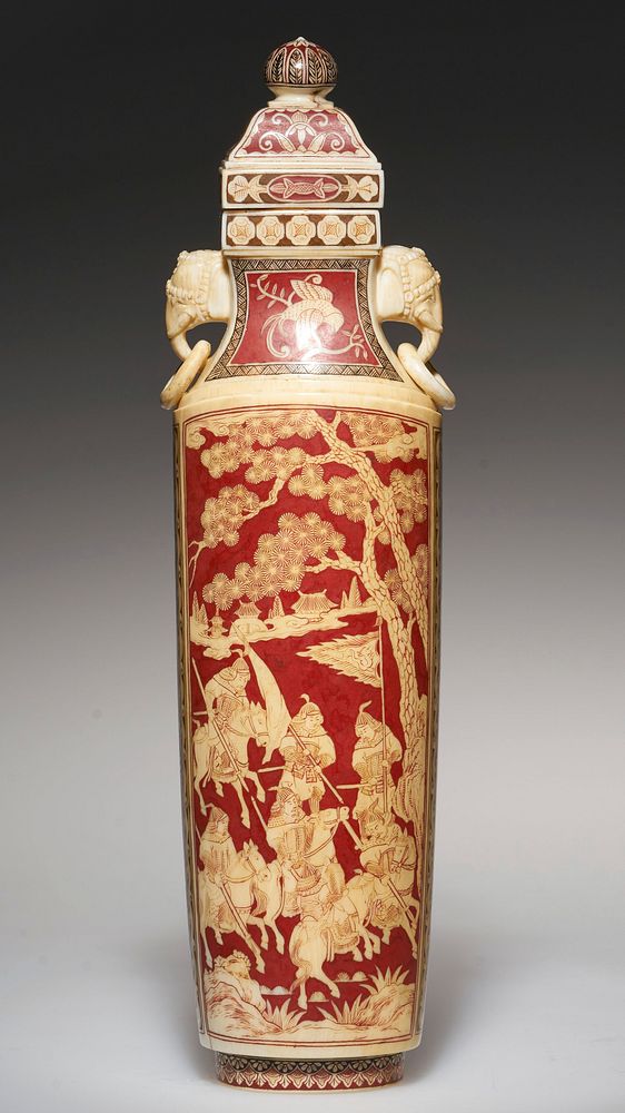 pair covered ivory bottles, inlaid | Free Photo - rawpixel