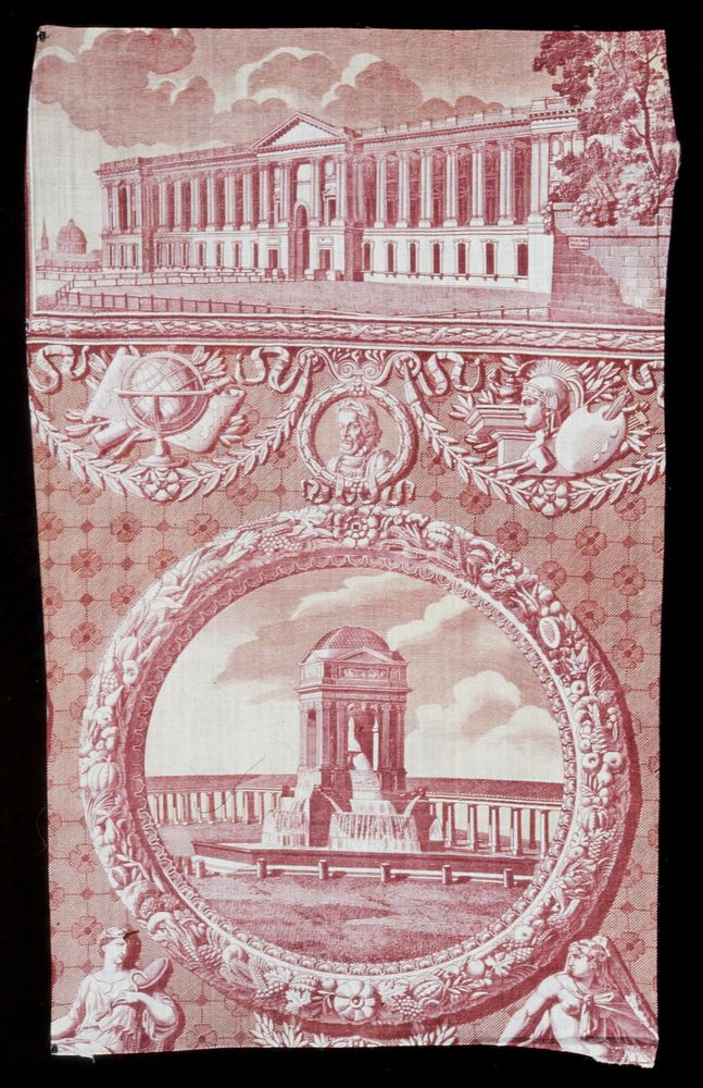 Toile, fragment, copperplate print rose | Free Photo Illustration ...