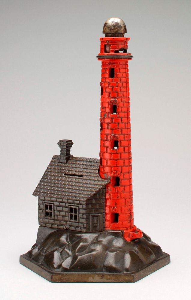 red brick lighthouse behind small | Free Photo - rawpixel