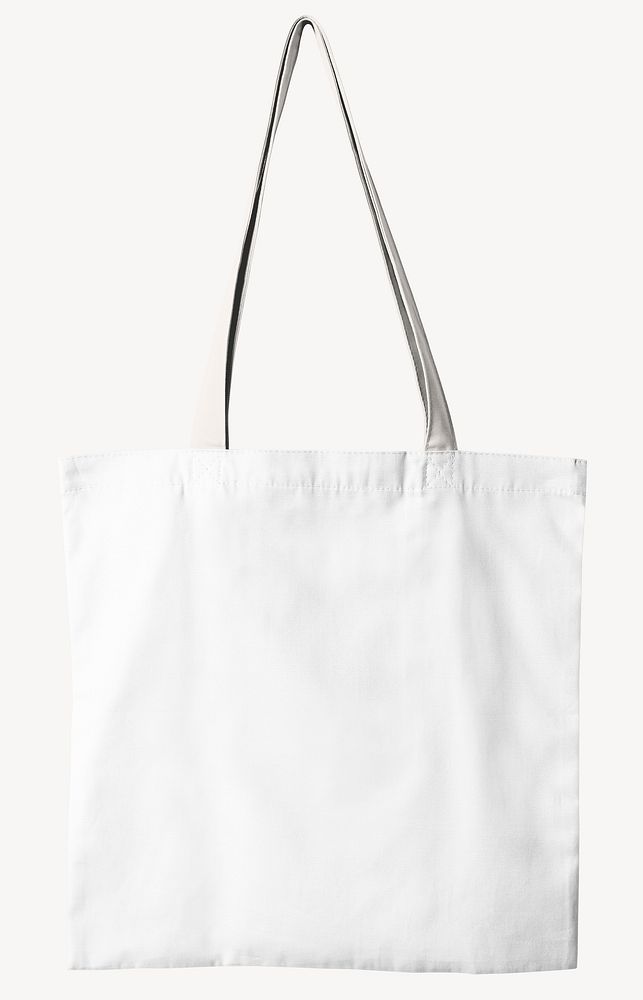 Simple white canvas tote bag, | Free Photo - rawpixel