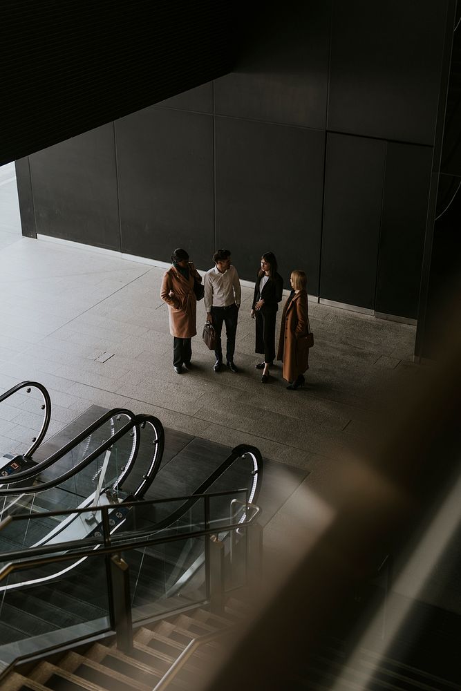 Business colleagues chatting after work | Premium Photo - rawpixel