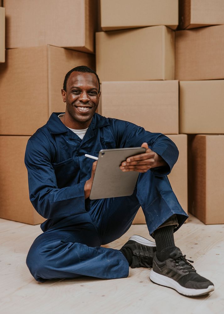Happy moving service staff, job | Premium Photo - rawpixel