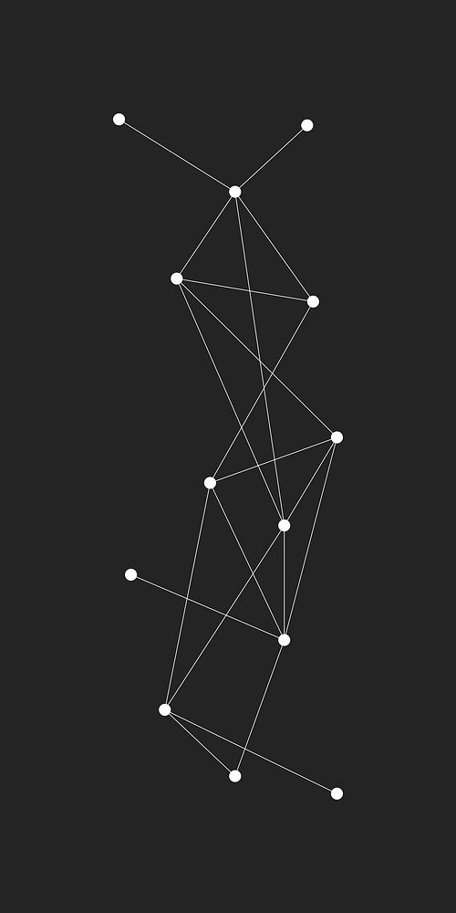 Network connecting dots collage element | Premium Vector - rawpixel