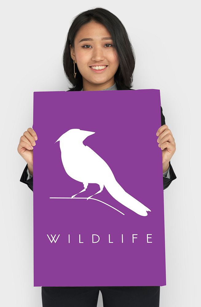 Animal Wildlife Word Bird Graphic | Premium Photo - rawpixel