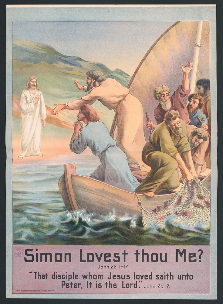 Simon lovest thou me? | Free Photo Illustration - rawpixel