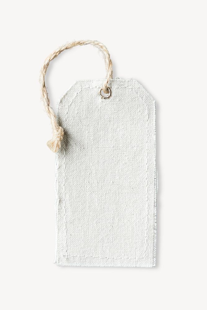 White clothing label, natural cotton | Free Photo - rawpixel