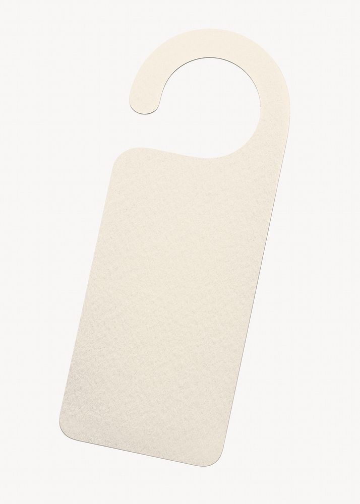 Door tag, beige 3D rendering | Free Photo - rawpixel