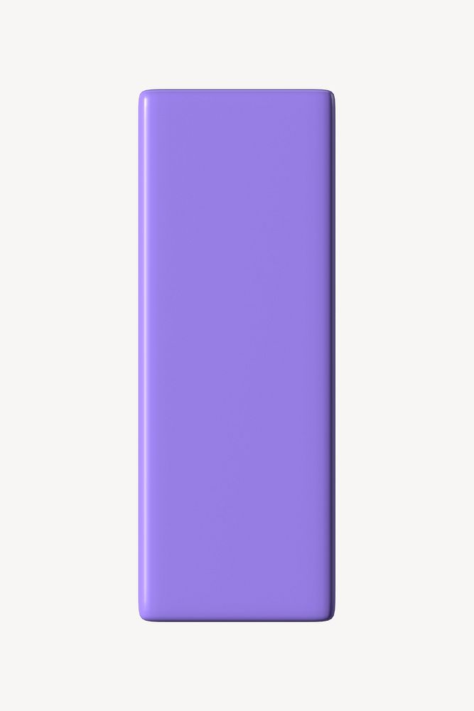 3D purple rectangle, geometric shape | Free Photo - rawpixel