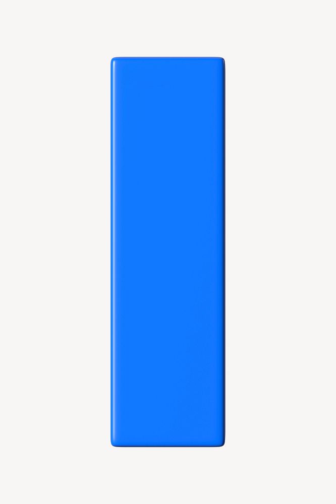 3D blue rectangle shape, geometric | Premium PSD - rawpixel