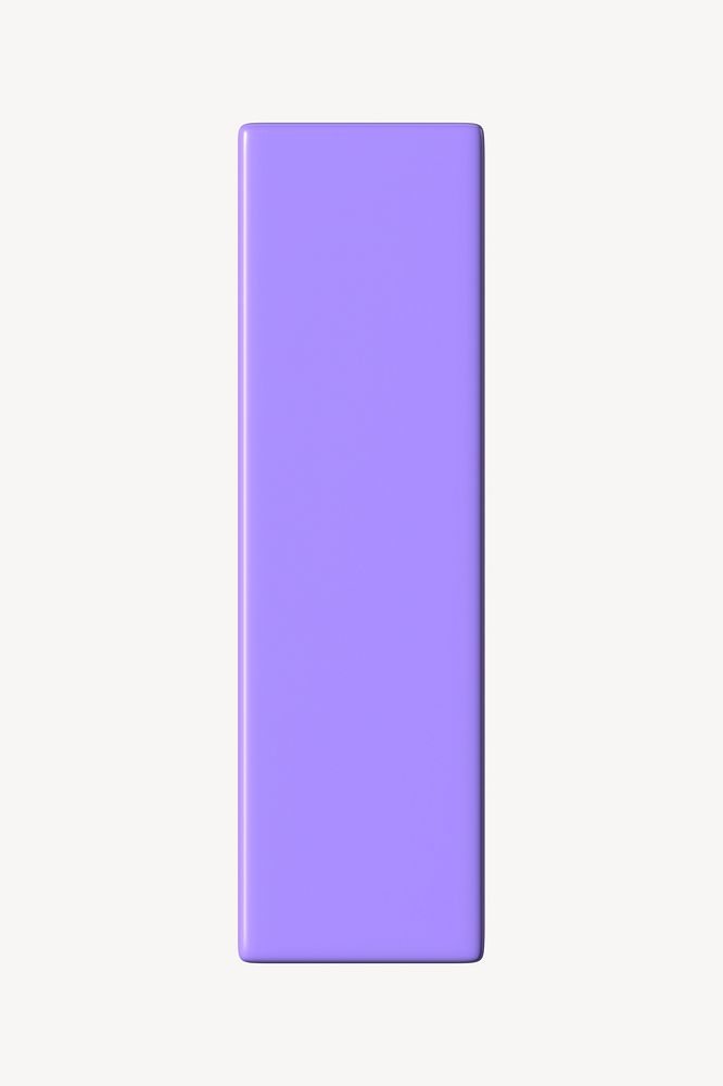 3D purple rectangle shape, geometric | Premium PSD - rawpixel