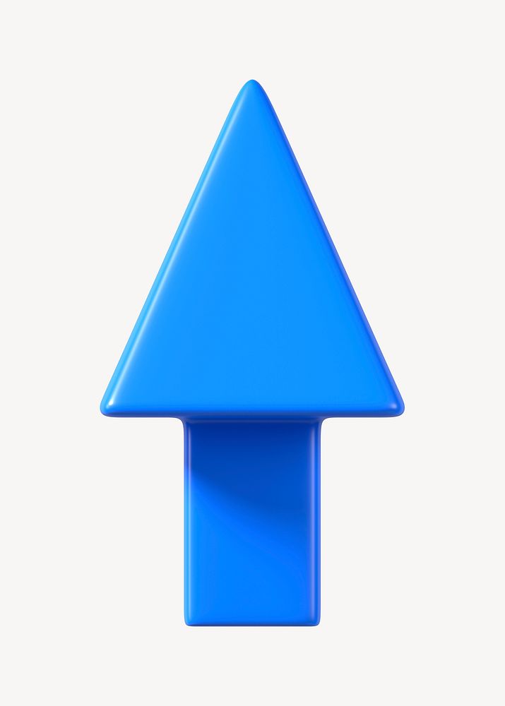 3D blue arrow clipart psd | Premium PSD - rawpixel