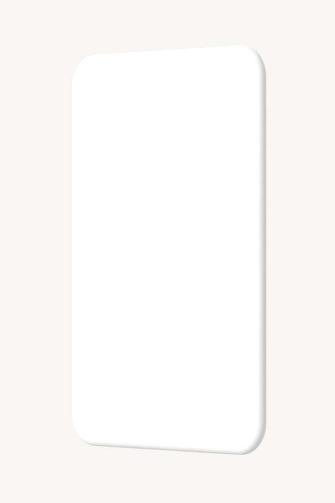 3D white rectangle, geometric shape | Free Photo - rawpixel