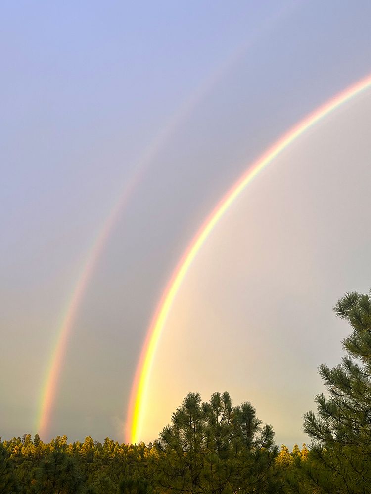 Double RainbowA double rainbow appears | Free Photo - rawpixel