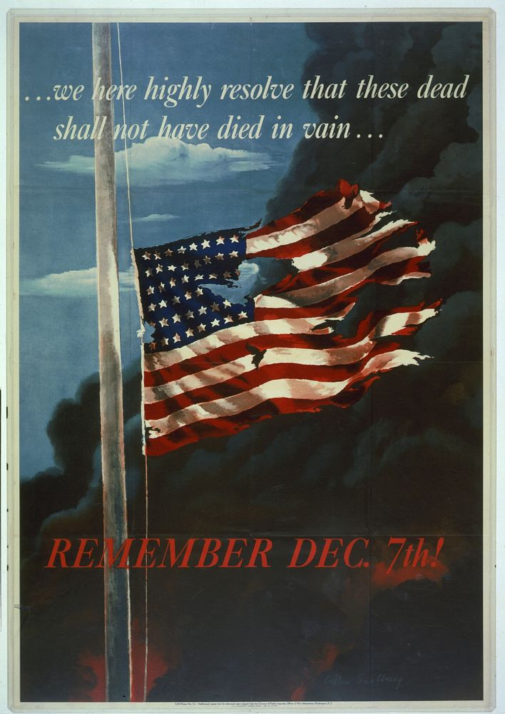 Remember Dec. 7th! Allen | Free Photo - rawpixel