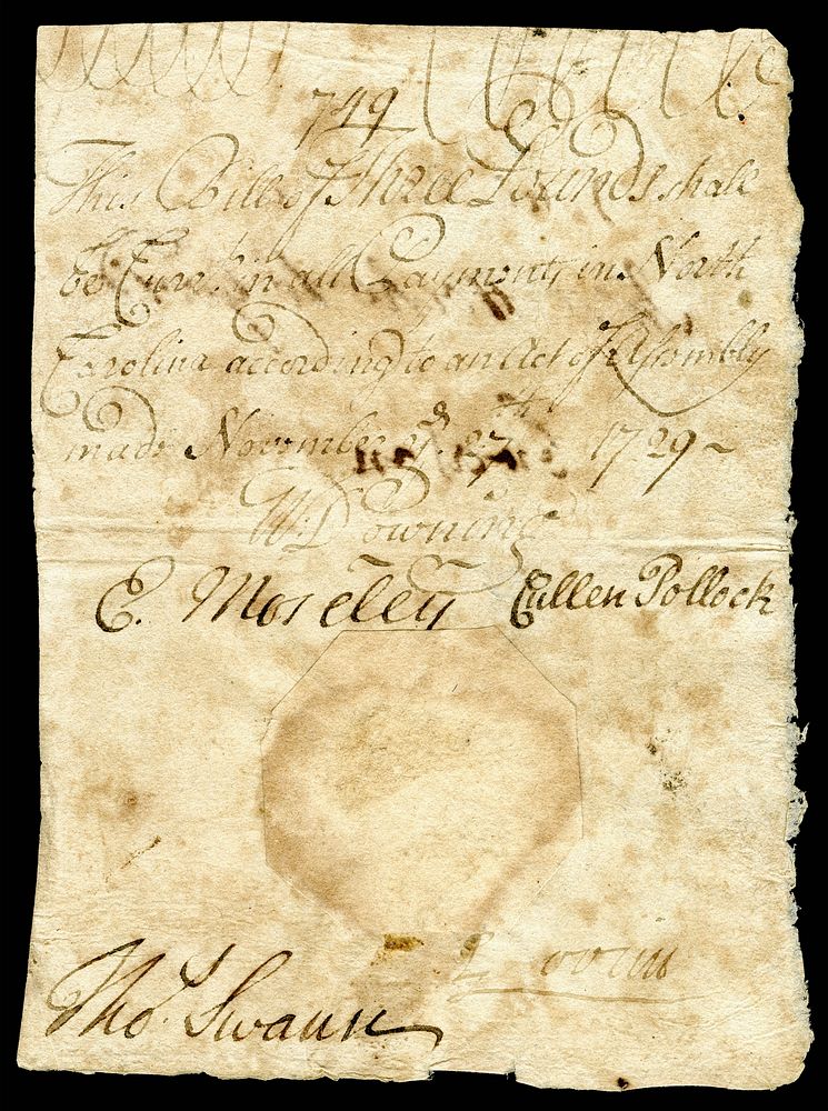 £3 Colonial currency Province North | Free Photo - rawpixel