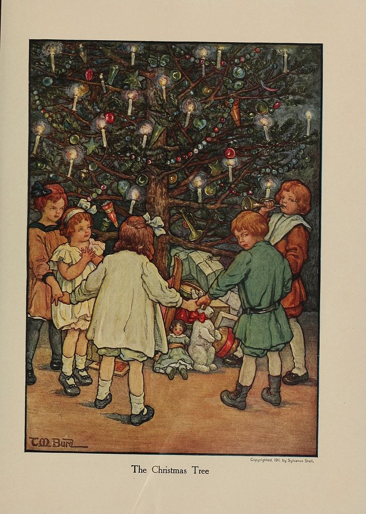 Vintage Christmas illustration Clara Miller | Free Photo - rawpixel