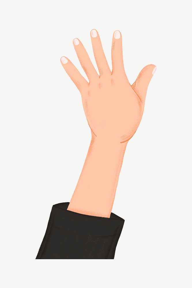 Raised hand drawing, human rights | Premium PSD - rawpixel
